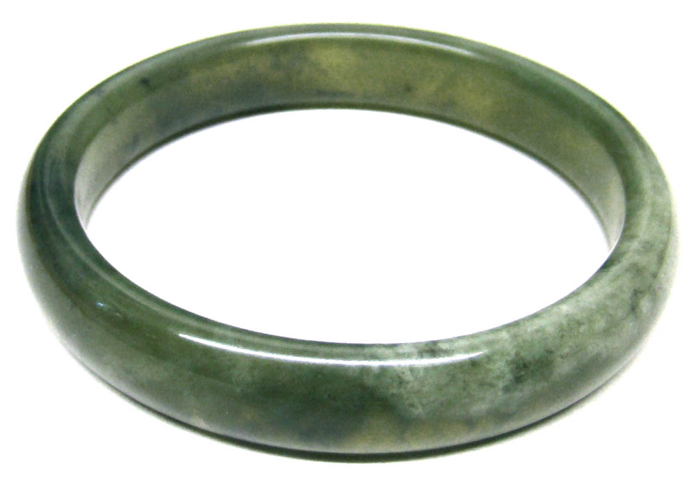 Chinese Jade Bangle, Dark Green Jade Bracelets