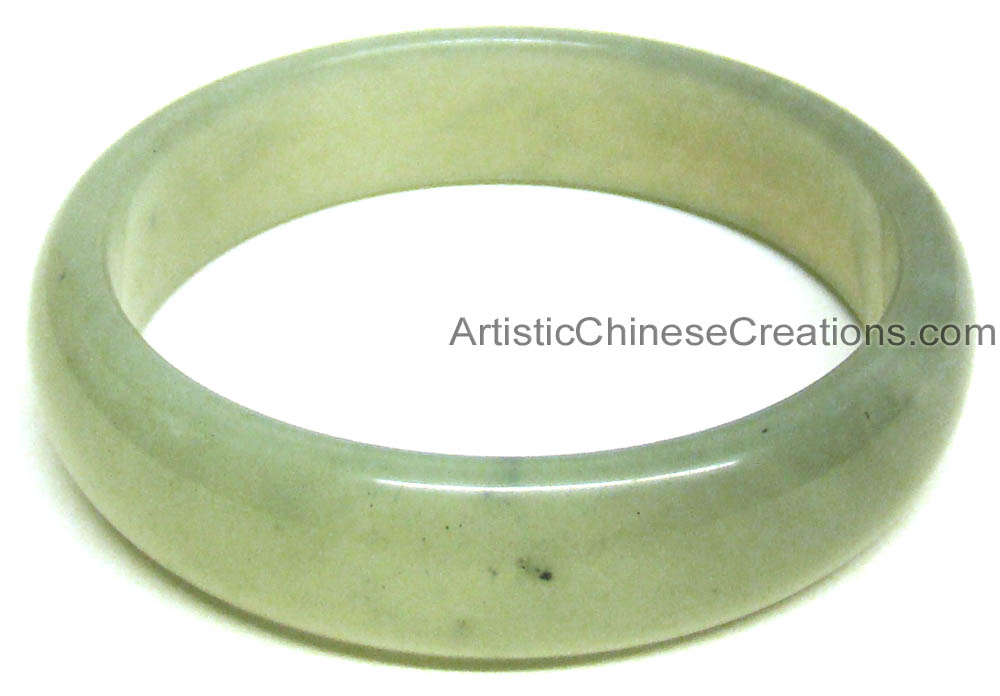 Chinese Jade Bangle, White Jade Bracelets