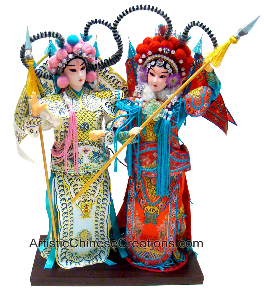 Chinese Opera Dolls, Chinese Opera Figurines, Asian Dolls