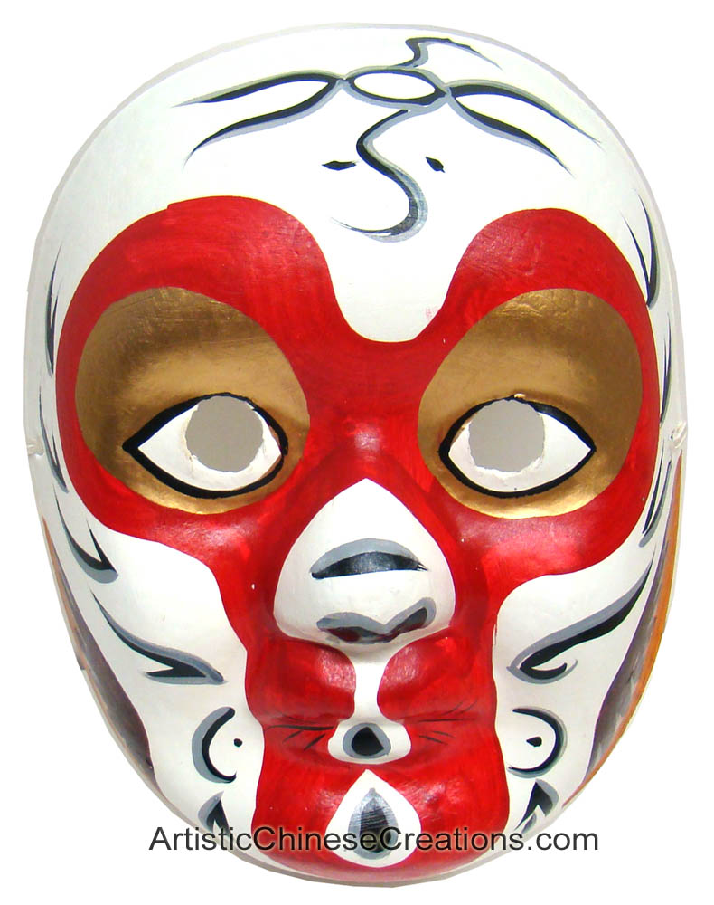 Chinese Opera Mask - Monkey King, Traditional Chinese Crafts, Beijing ...