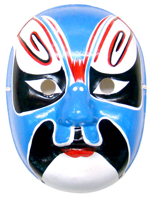 Chinese Opera Masks, Chinese Folk Crafts, Hand Painted Asian Masks
