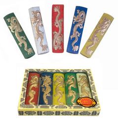 Chinese Painting / Calligraphy Ink Stick Set - Dragon (Five Colors ...