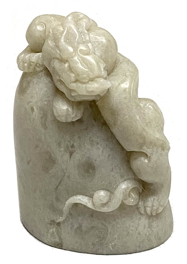 Chinese Seal Carving / BaLin Stone - Dragon (Irregular Shape), Chinese ...