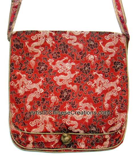 Chinese Silk Handbag - Chinese Dragon Symbols, Chinese Silk Purses ...