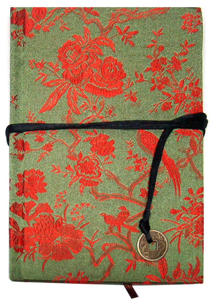 Chinese Silk Journal - Birds & Flowers (Unlined), Chinese Stationary ...