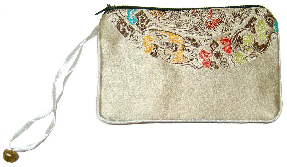 Chinese Silk Purse - Good Fortune Symbol, Asian Silk Gifts, Oriental ...