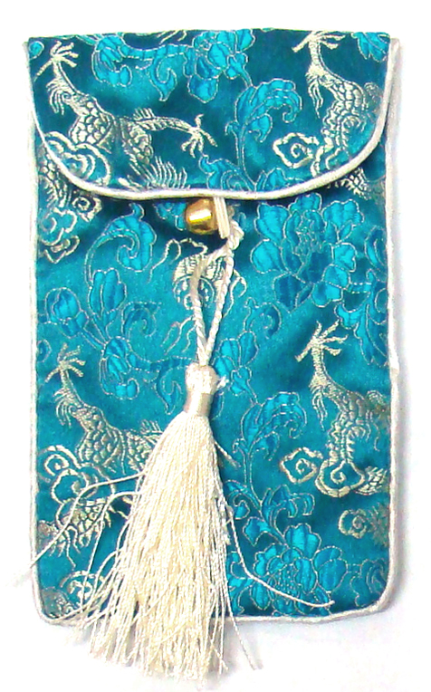 Chinese Silk Purse - Dragon Symbol, Chinese Silk Purses, Chinese Silk ...