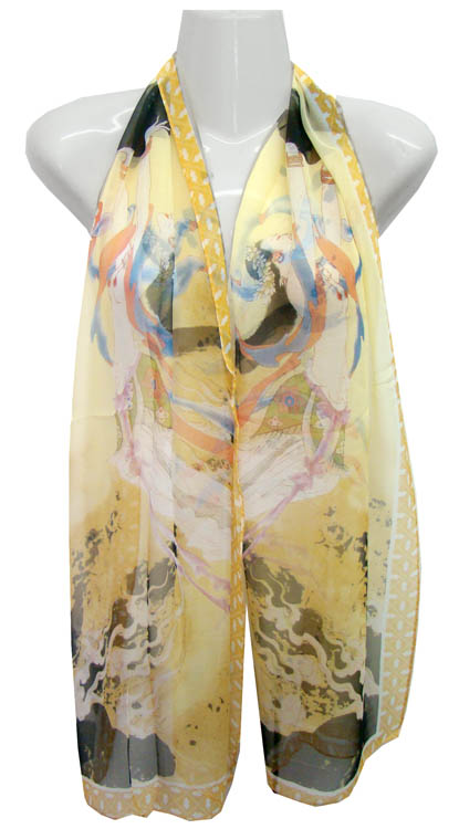 Chinese Silk Scarf - Chinese Beauty, Chinese Gift Ideas, Asian Gifts ...