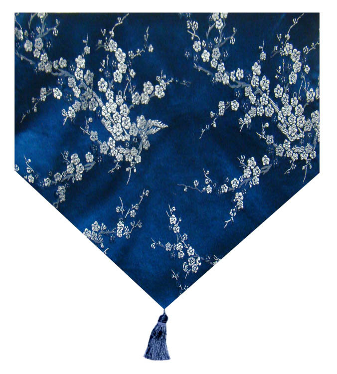 Chinese Silk Table Runner - Plum Blossom, Chinese Home Decor