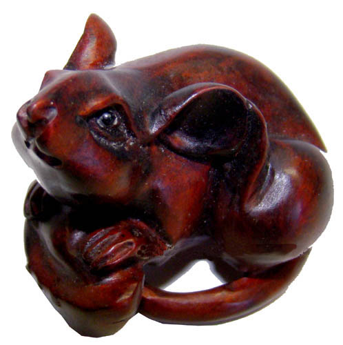 Chinese Wood Carving / Zodiac Symbol - Rat, Chinese Zodiac Animals ...