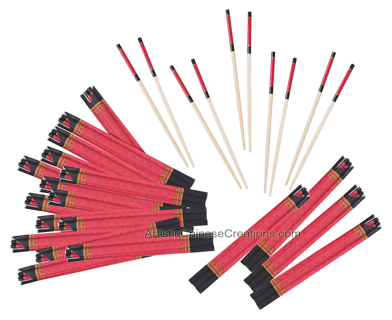 Chinese Bamboo Chopsticks - 24 Pairs, Chinese Gifts, Oriental Home Gifts