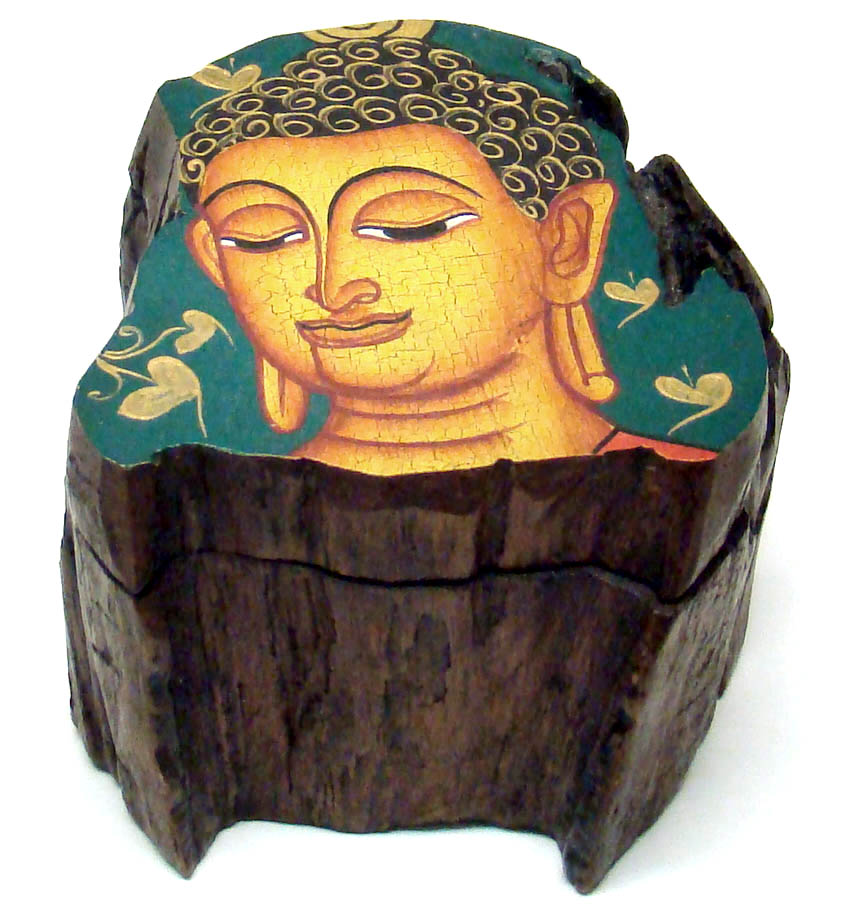 Chinese Wooden Jewelry Box - Buddha, Chinese Gifts, Chinese Accessories
