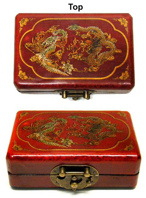Chinese Wooden Jewelry Box - Dragon & Phoenix, Chinese Jewlery Boxes ...