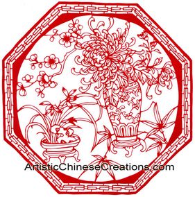 Chinese Paper Cuts, Chinese Cultural Products, Chinese Paper Cutout