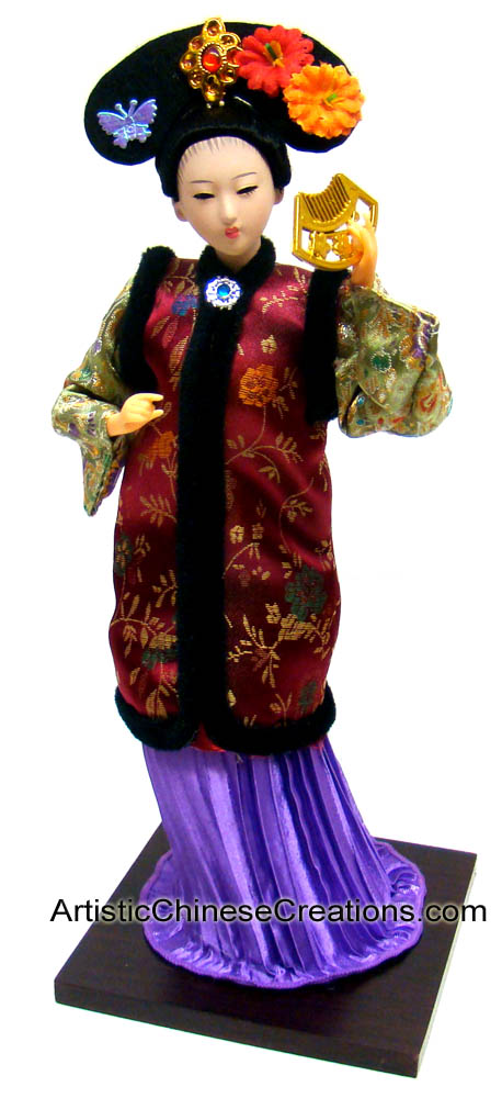 Collectible Chinese Doll - Qing Dynasty Princess Holding Comb, China ...