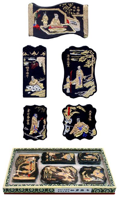 Premium Chinese Calligraphy / Painting Ink Stick Set (Black), Chinese ...