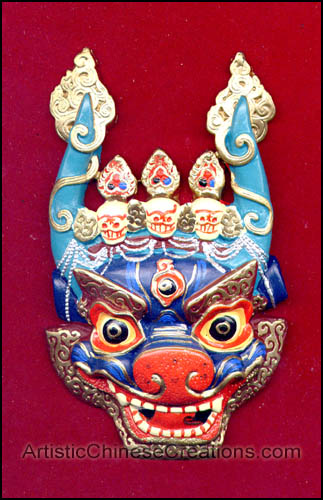 Tibetan Opera Masks, Traditional Tibetan Art, Chinese Masks