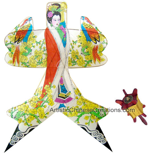 Traditional Chinese Kite - Chinese Beauty, Folk Asian Kites, Oriental ...