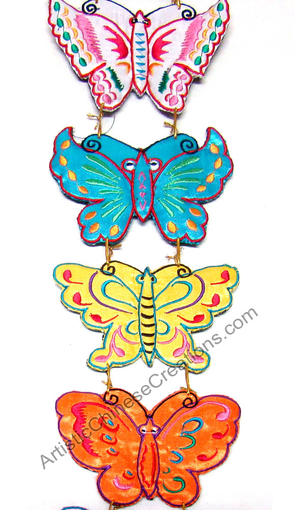 Traditional Chinese Embroidered Hanger - Butterfly , Chinese Crafts ...