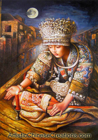 Traditional Chinese Oil Paintings, Asian Art
