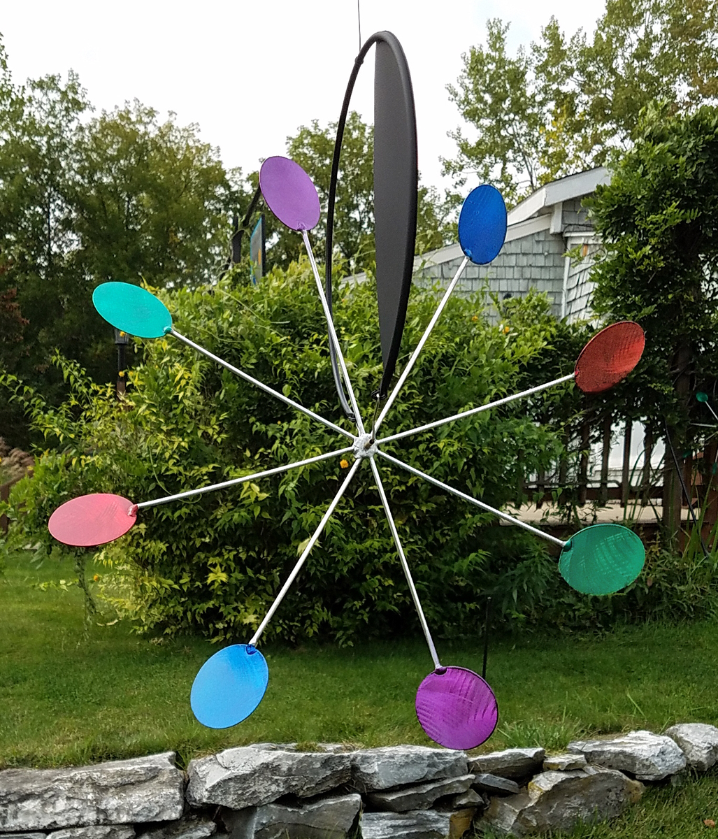 LIMITED 24" MULTI-COLOR HANGING GARDEN WHEEL