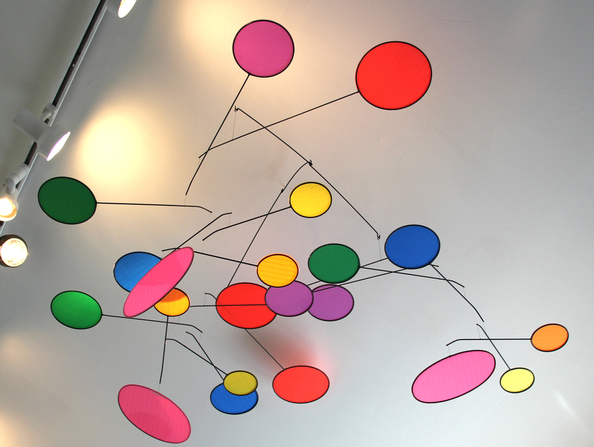 mobiles, "hanging mobiles", hotchkiss, tri-lumen, calder,