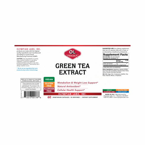 Green Tea Extract 500 Mg | Austin Medical
