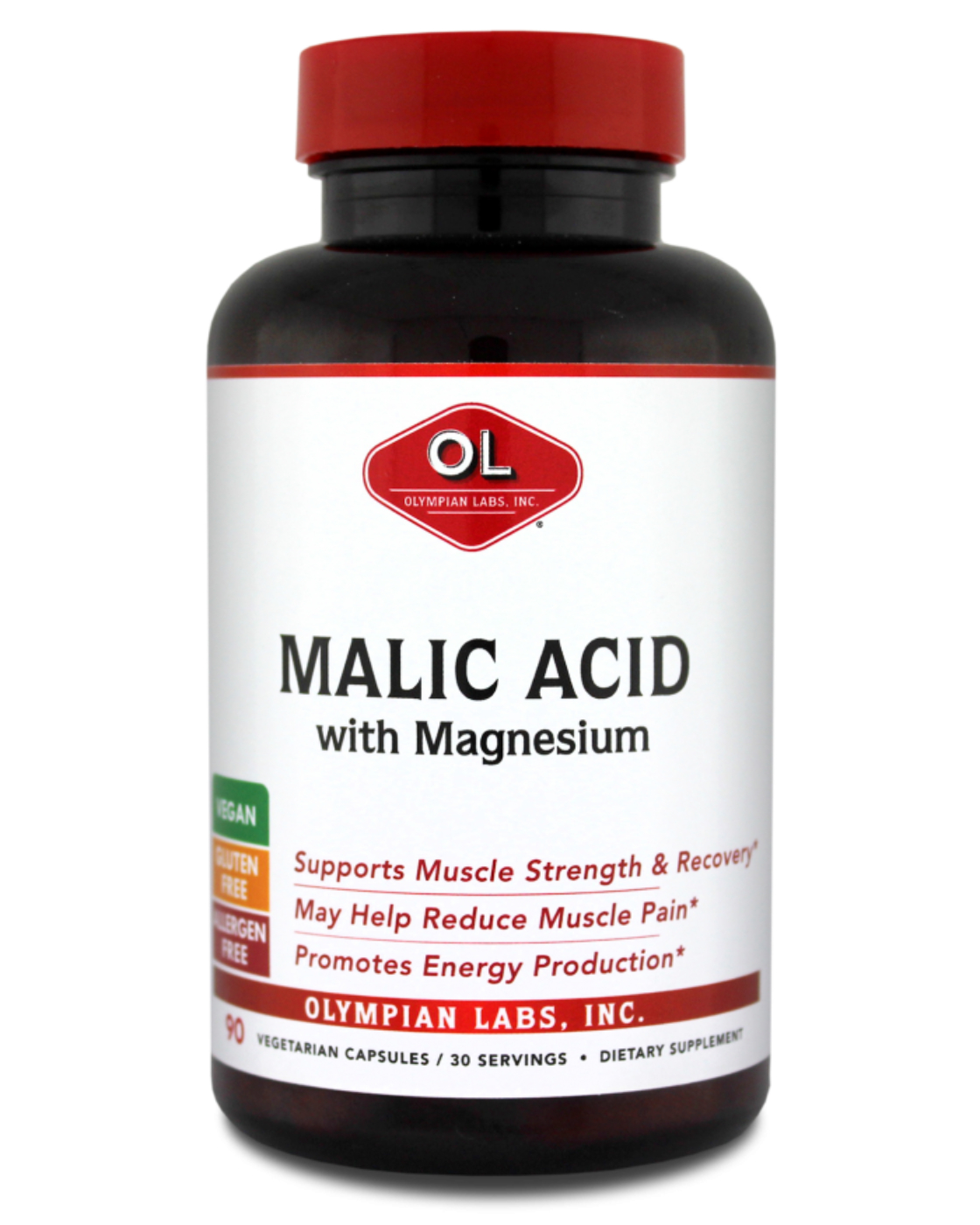 Malic Acid 500 MG 90 C by Olympia Labs | Austin Medical