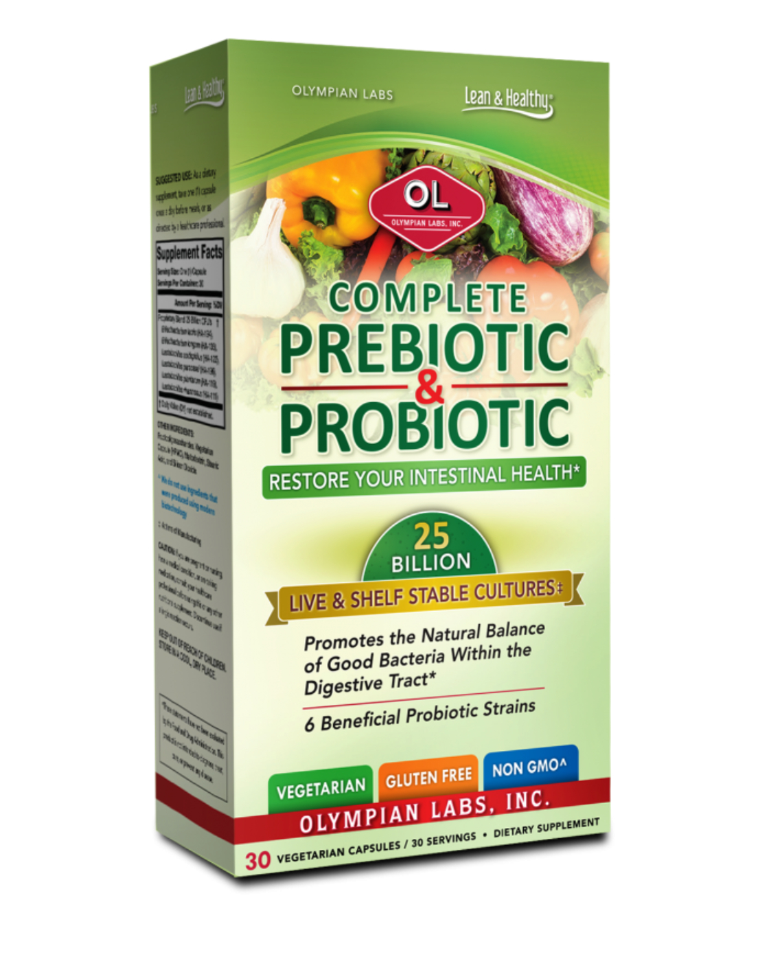 Pre/Probiotic, Complete 30 C by Olympia Labs | Austin Medical