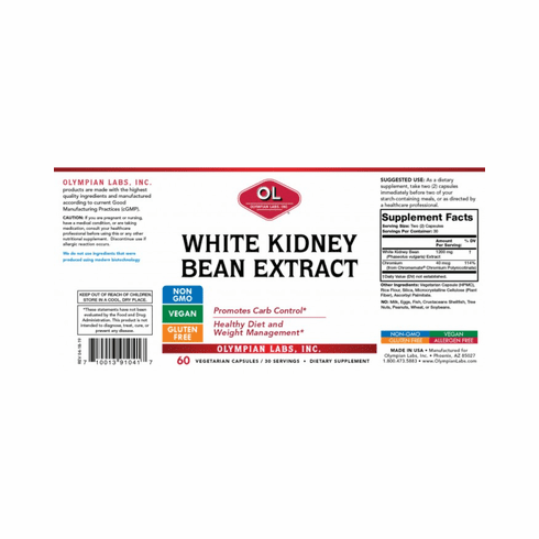 White Kidney Bean Extract 1200 Mg | Austin Medical