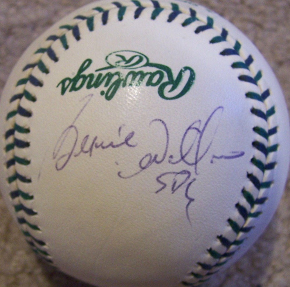 Bernie Williams autographed 2001 MLB All-Star Game baseball (JSA ...