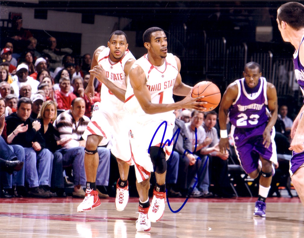 Mike Conley Jr. autographed Ohio State Buckeyes 8x10 photo ...