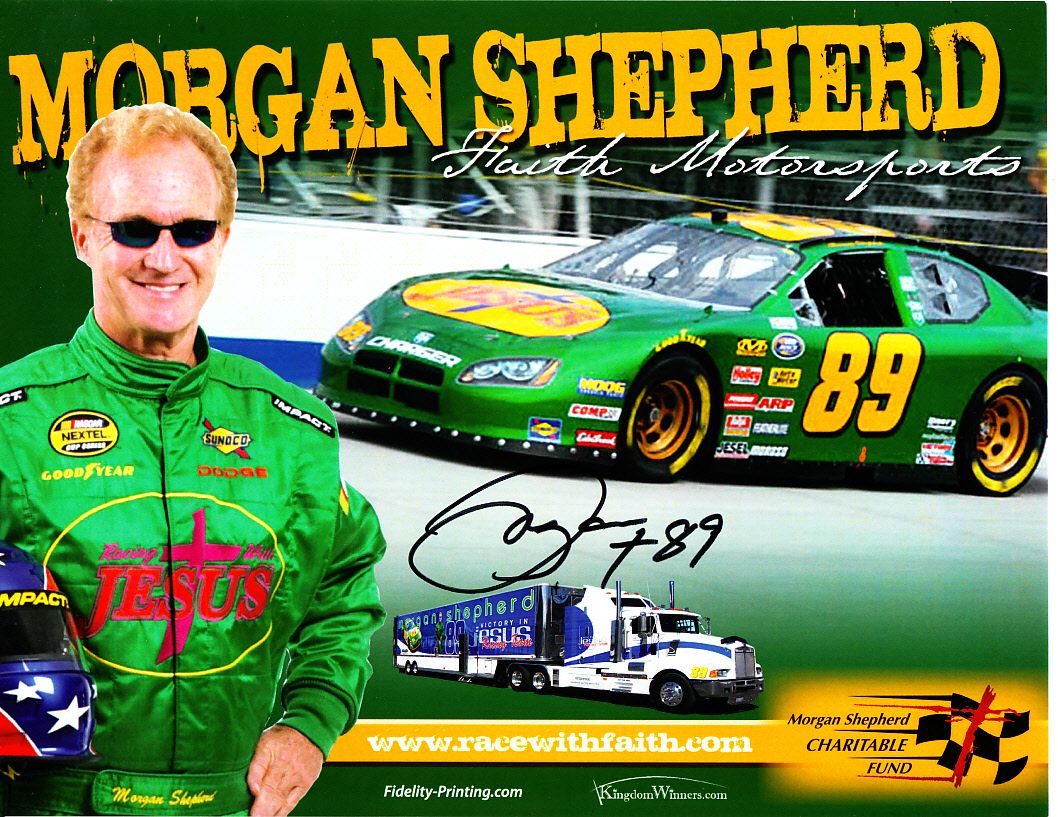 Morgan Shepherd autographed NASCAR photo | AutographsForSale.com