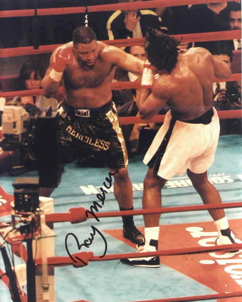 Ray Mercer autographed 8x10 boxing photo | AutographsForSale.com
