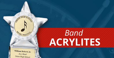 Band Awards, Pins & Medals - Customized For Your School