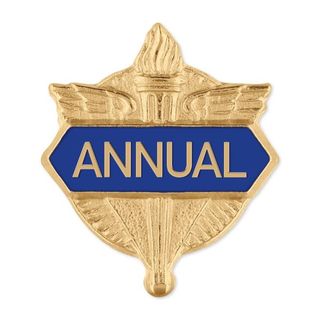 No. 1 Annual Pin