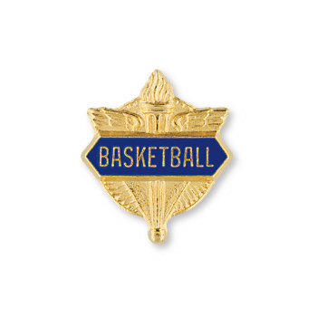 No. 1 Basketball Pin