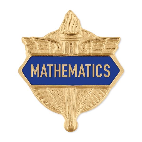 No. 1 Mathematics Pin