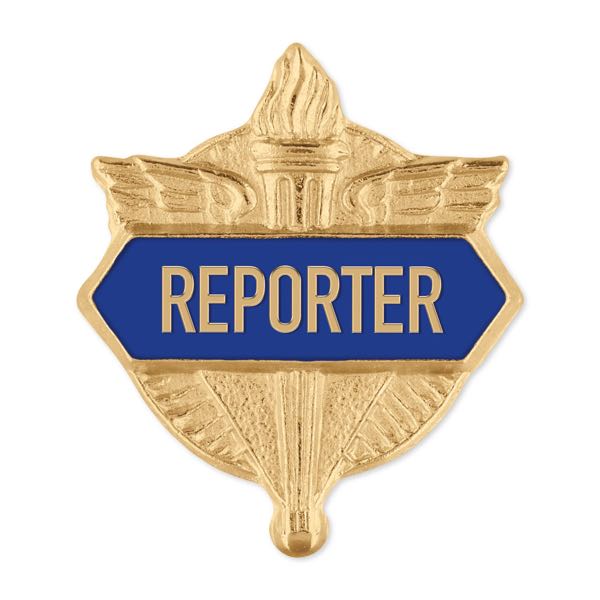 No. 1 Newspaper Pin