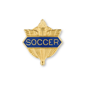 No. 1 Soccer Pin