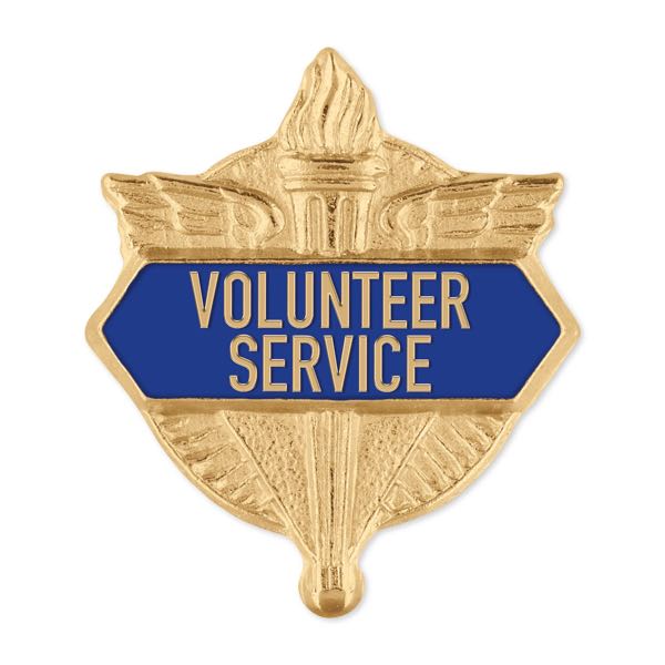 No. 1 Volunteer Pin