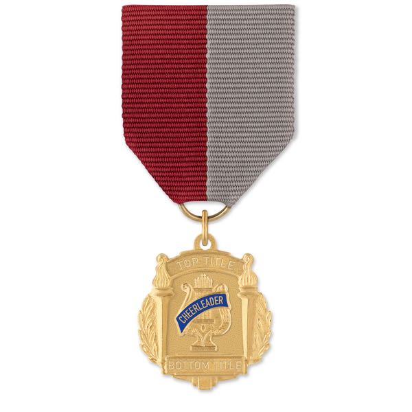 "No. 10-2 Cheer Medal - Custom Medal | Award Emblem"