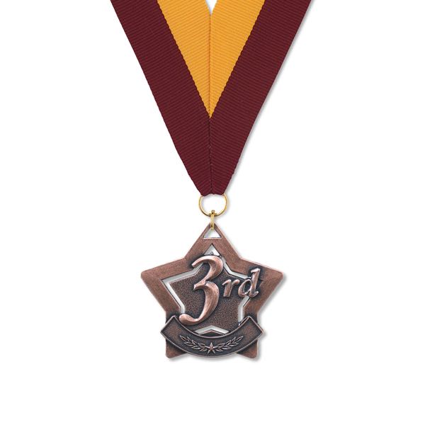 No. 10403 3rd Place Star Medallion