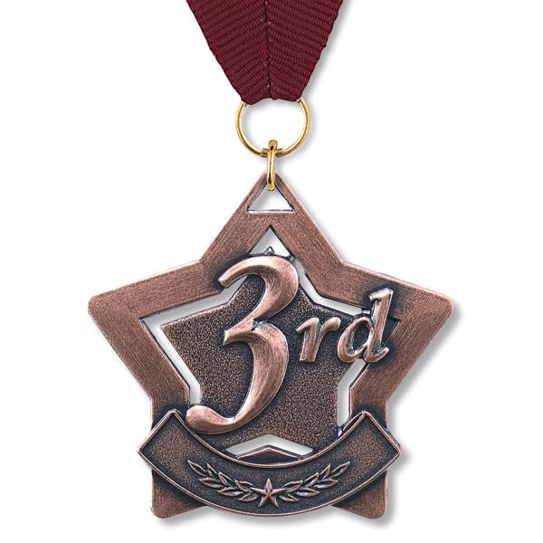 No. 10403 3rd Place Star Medallion