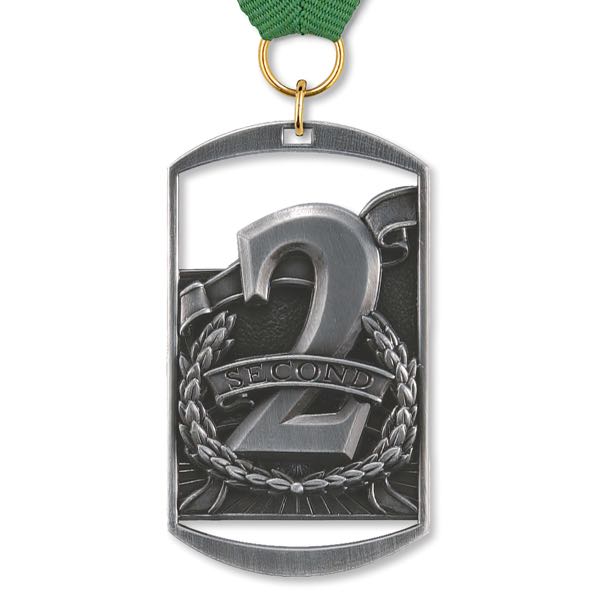 No. 10441 2nd Place Dog Tag Medallion