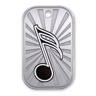 No. 10552 Music Dog Tag
