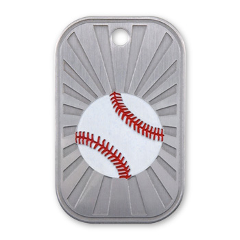 No. 10553 Baseball Dog Tag