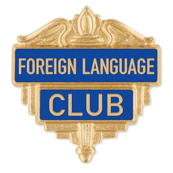 No. 200 Foreign Language Club Pin