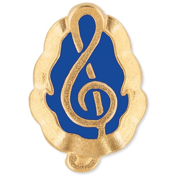 No. 202 Music Treble Clef Pin