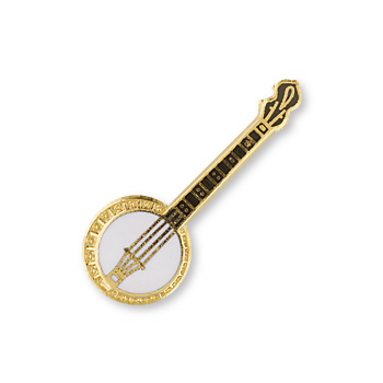 "No. 212 Banjo Pin - Lapel Pin | Award Emblem"